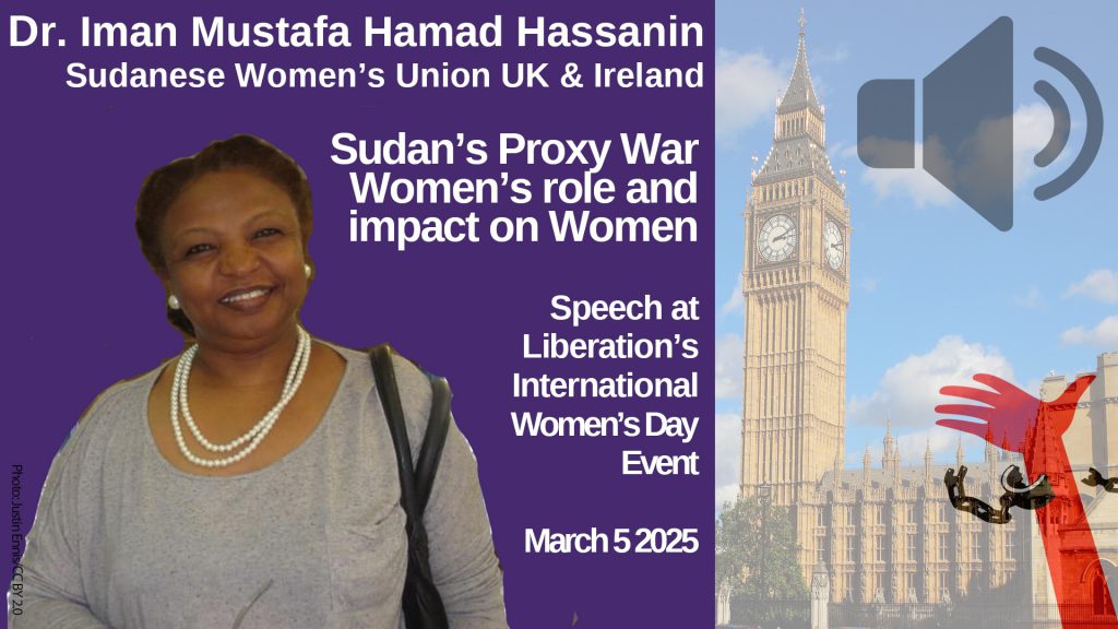 Dr. Iman Mustafa Hamad Hassanin on Sudan's Proxy War: Women's role and ...